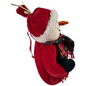 Source Unknown | Holiday | 6 Stuffed Plush Snowman Christmas Advent ...